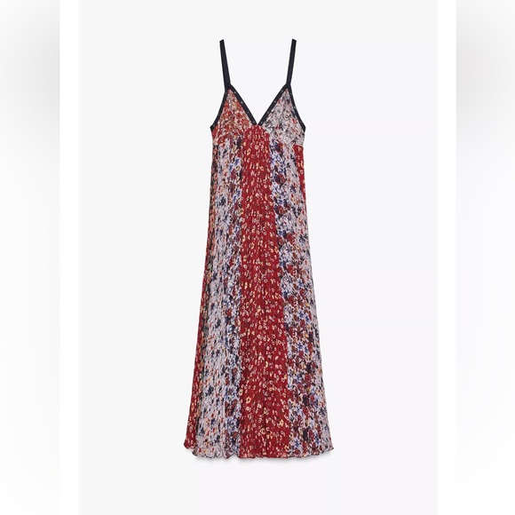 Zara | Dresses | Zara Mix Print Maxi Dress | Poshmark